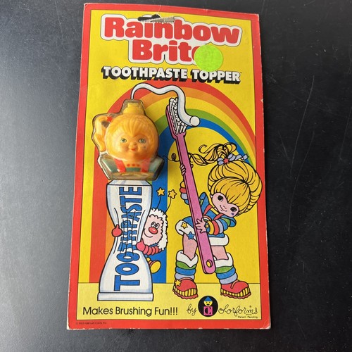 Vintage 80s Rainbow Brite Toothpaste Topper Doll Head Rare Collectable ...