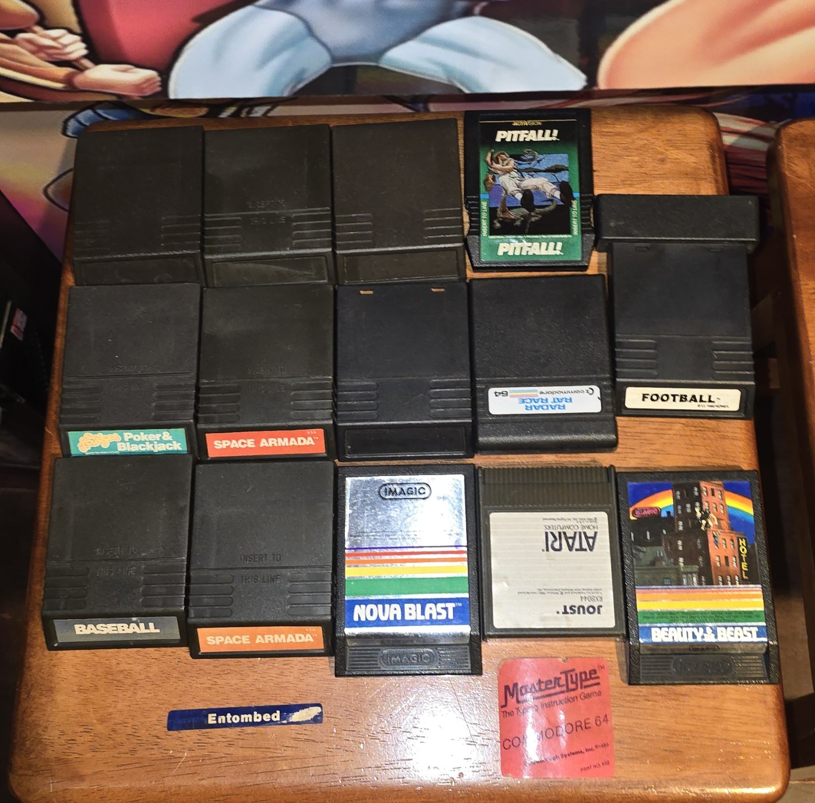 ATARI COMMODORE 64 INTELIVISION Games Lot of 14 Games UNTESTED READ ...