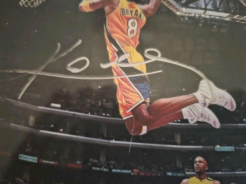 Kobe Bryant Auto 5x7 Photo 8x10 #8 Lakers 8x10 Framed with COA and ...