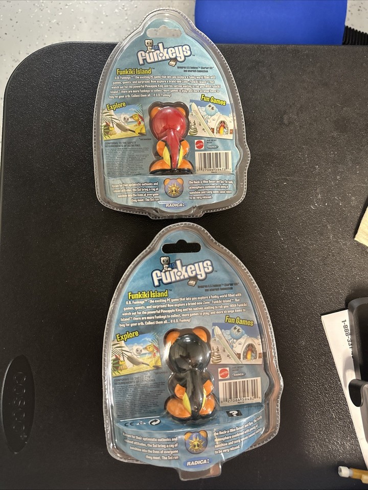 UB FUNKEYS SOL Lot 2 Rare RED & BLACK New Funkiki Island NIP Unopened ...