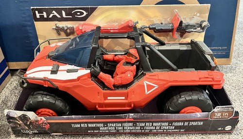 Mattel FDN93 Halo Wars 2 Team 20” Red Warthog & 12”Spartan Master Chief ...