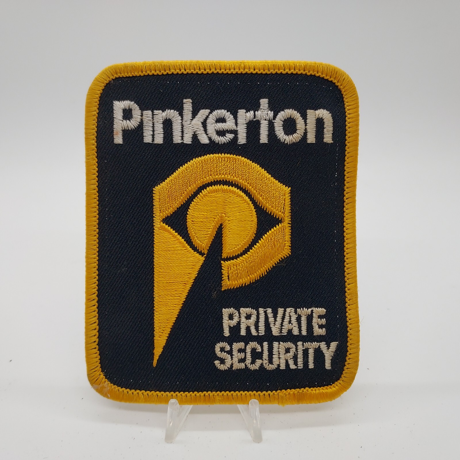 Vintage Pinkerton Private Security Embroidered Uniform Shoulder Patch 3 ...
