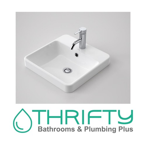 Caroma Carboni Seamless Inset Vanity Basin White 1TH 866015W | eBay ...