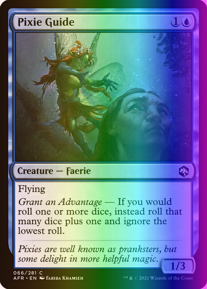 MTG Pixie Guide (66/518) Adventures in the Forgotten Realms LP FOIL | eBay
