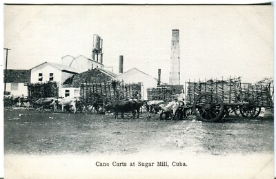 Caribbean Cane Carts & Sugar Mill G. C. Foster & Reynolds Habana Havana ...