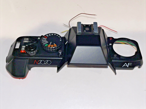 Nikon 2020 Top Cover Assembly w/Mode Dial & Shutter Button & Flash Shoe ...