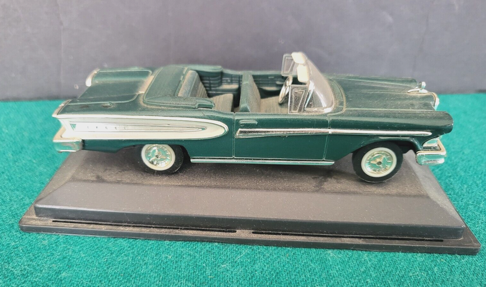 Vintage 1958 Edsel Citation, Die Cast Metal w/Stand Road Signature ...
