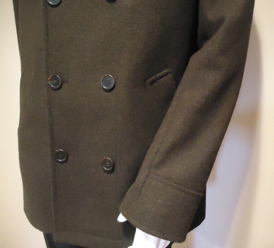 NWT HUGO (Red Label) by Hugo Boss Slim Fit Wool Blend Peacoat Coat ...