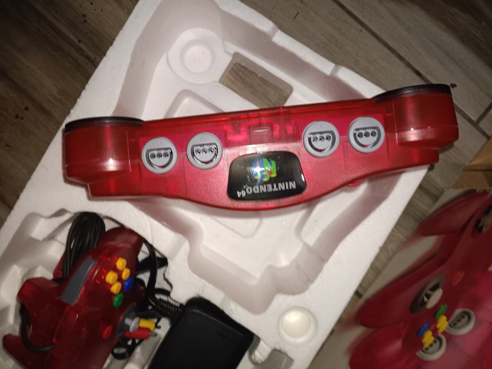 Nintendo 64 Launch Edition Watermelon Red Console for sale online | eBay