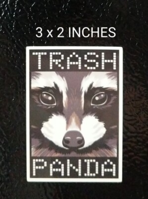 3" Raccoon Trash Panda Decal Vinyl Sticker Wildlife Coon Cute Garbage ...
