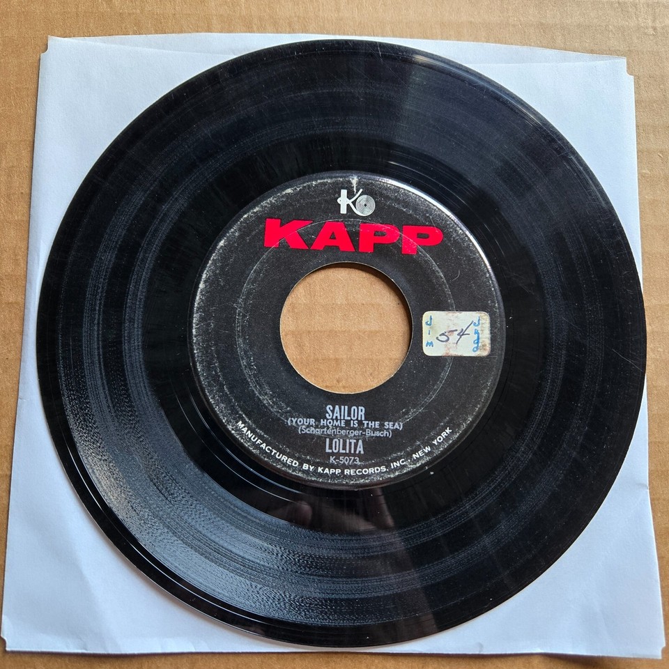 LOLITA La Luna/Sailor 45 7" Record Vinyl KAPP Records | eBay