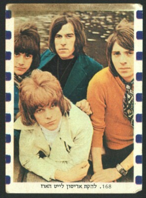 Edison Lighthouse band No.168 Israel CARD ALBUM POP Collectors 1970's ...