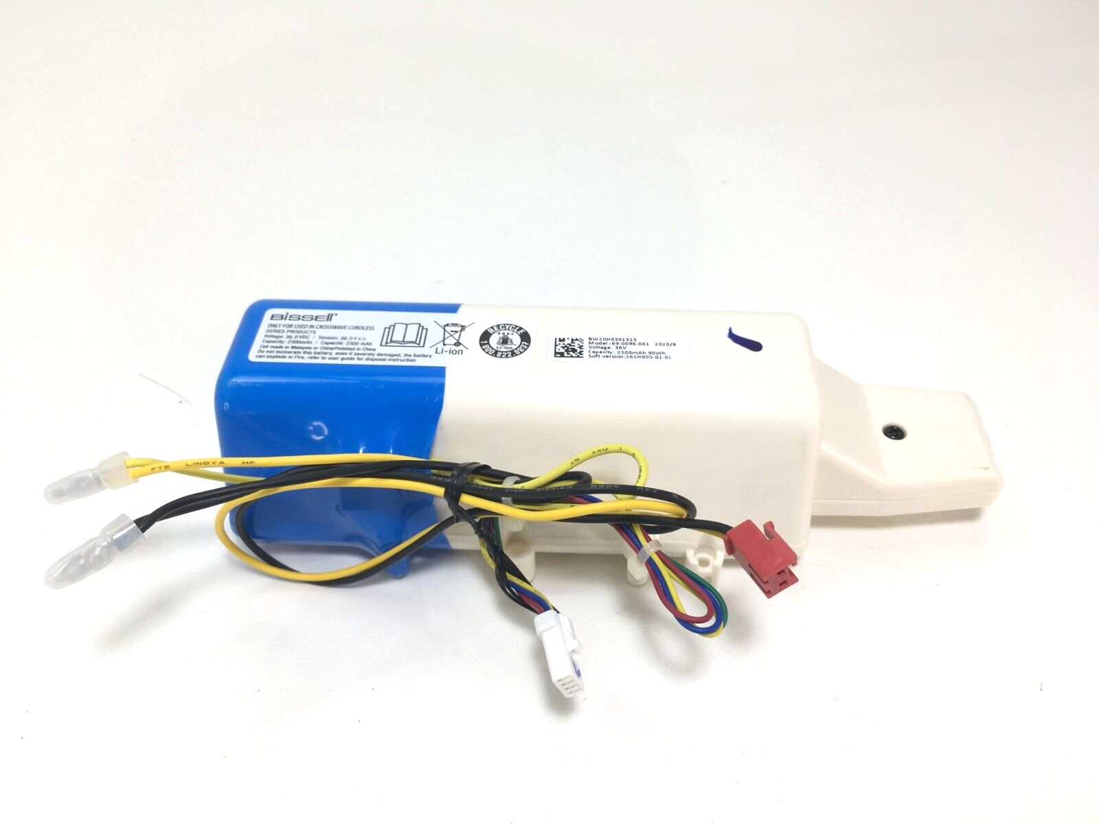 4-PIN+GENUINE+Bissell+2554A+Li-Ion+BATTERY+36V+2500mAh+OEM+%23+69-0096 ...