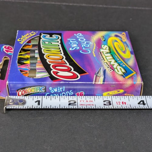 Sanford Colorific 16 Swirl Crayons 2002 Vintage New | eBay