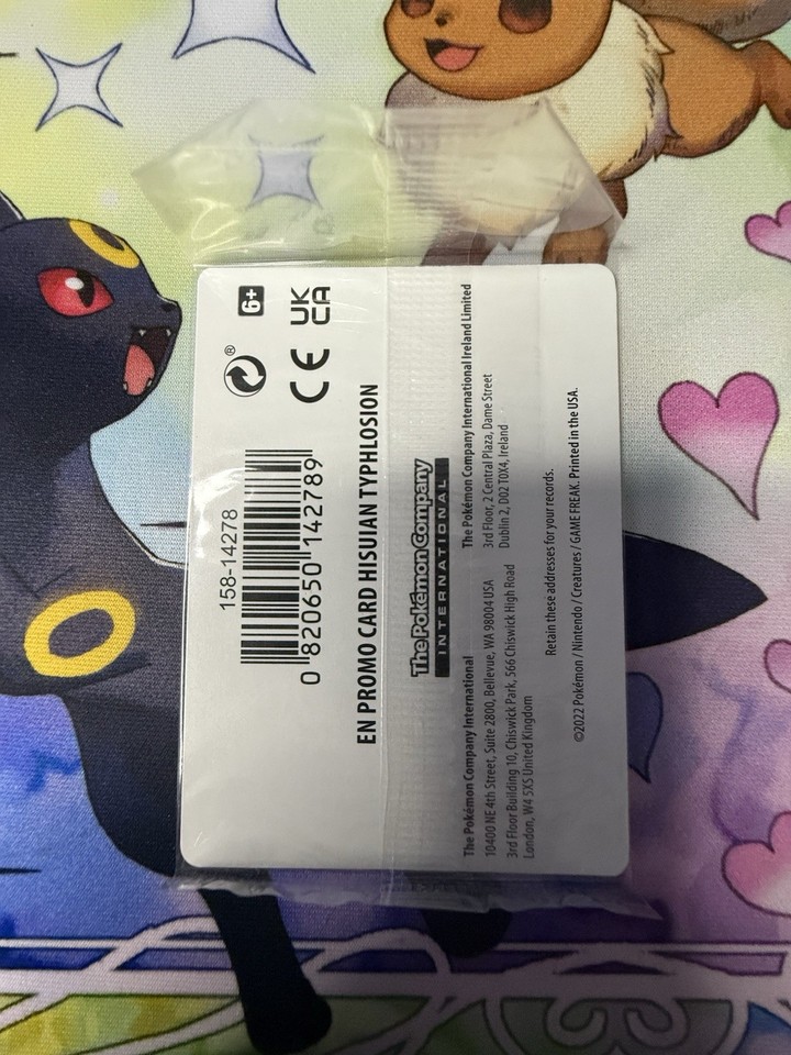 Hisuian Typhlosion GameStop Exclusive 052/189 Pokemon Promo Holo Stamp ...