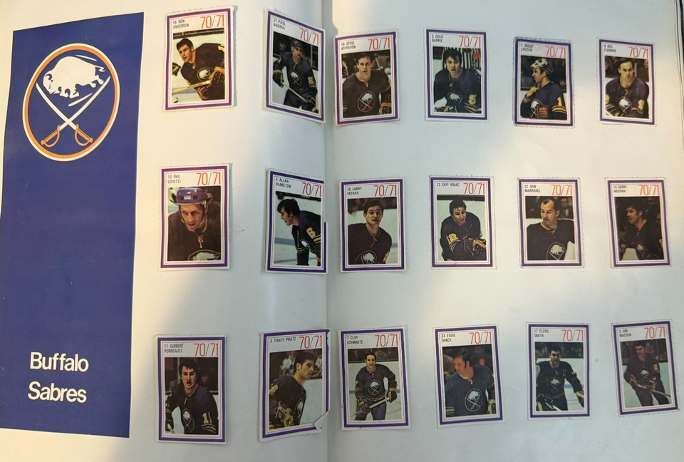 1970-71 ESSO NHL POWER PLAYERS HARDCOVER ALBUM COMPLETE SET (252/252 ...