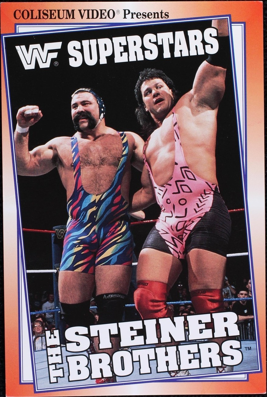 1993 Coliseum Video WWF Post Cards - Steiner Brothers for sale online ...