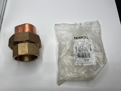 Nibco Genuine 733-LF 2" Lead Free Bronze Solder Pressure Union C x C ...