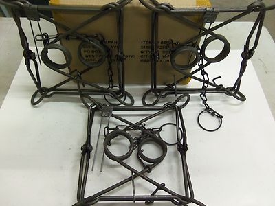 3 Duke 280 Body Grip Traps Trapping Beaver Coyote Bobcat Otter 0480 | eBay