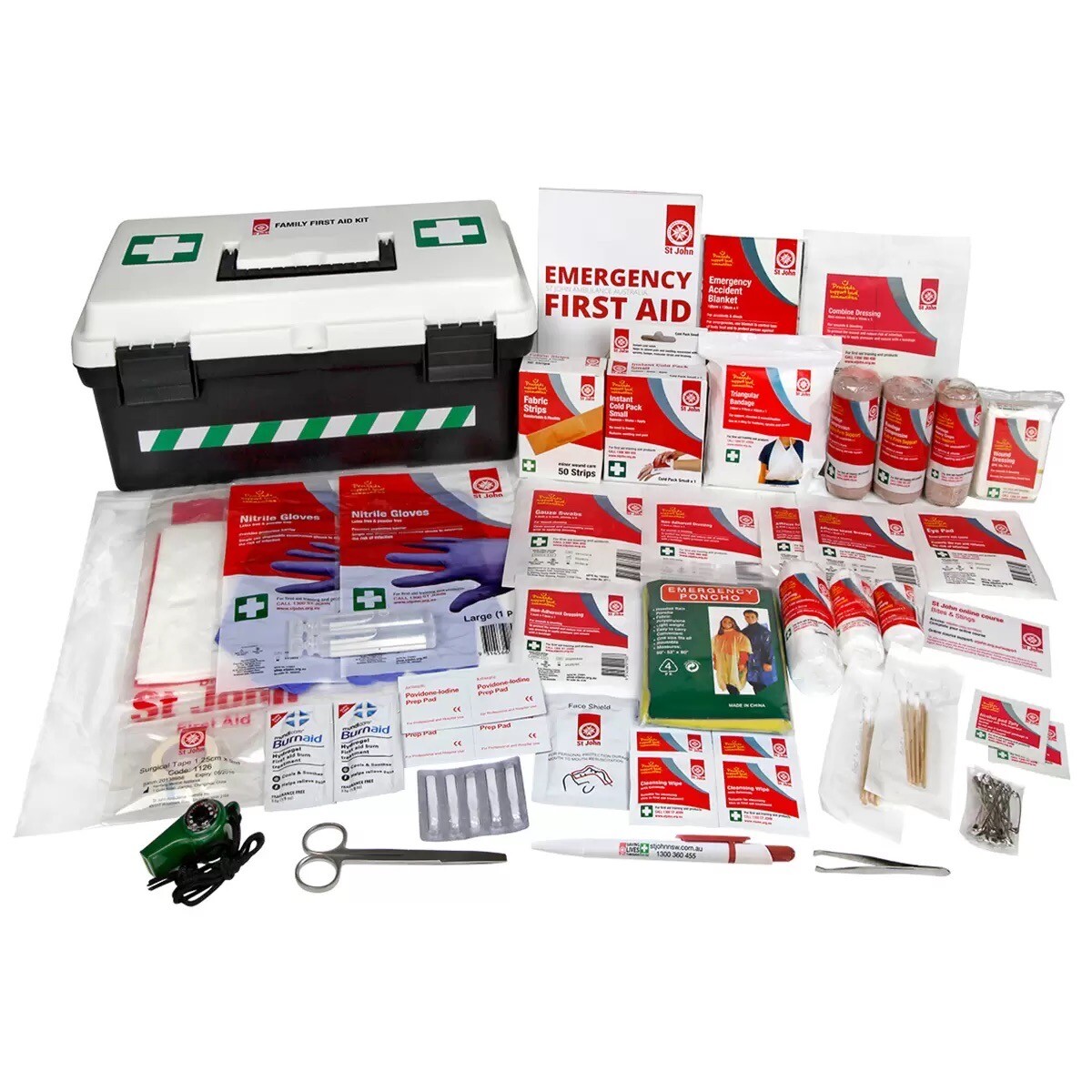 First Aid St John Ambulance Family First Aid Kit Travel Home - GENUINE ...