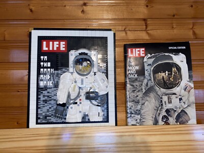 Rare Life Magazine "To The Moon & Back" 1969 + LEGO Compatible Replica ...