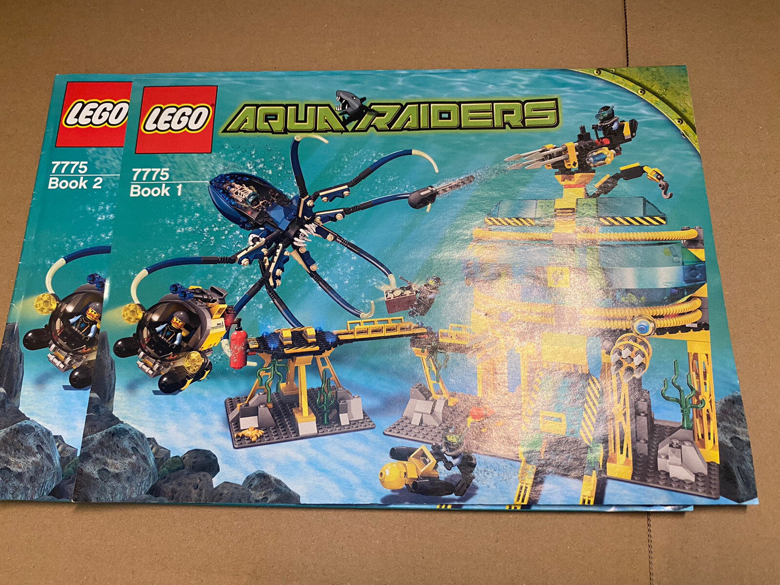 LEGO Aqua Raiders: Aqua-Basisstation (7775) mit Anleitung und Figuren ...