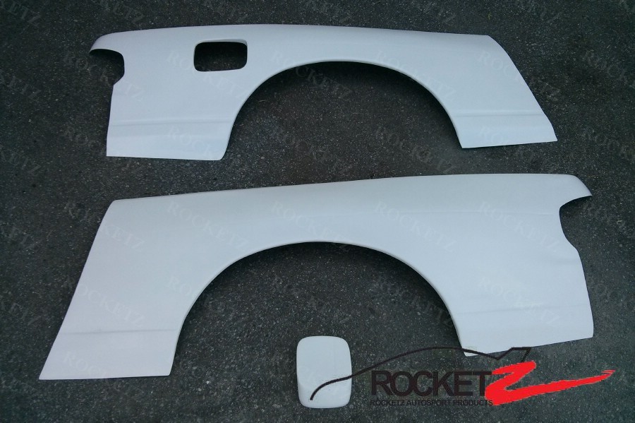 89-94 Silvia 240SX S13 Coupe M Sport Style +30mm Rear Over Fender Panel ...