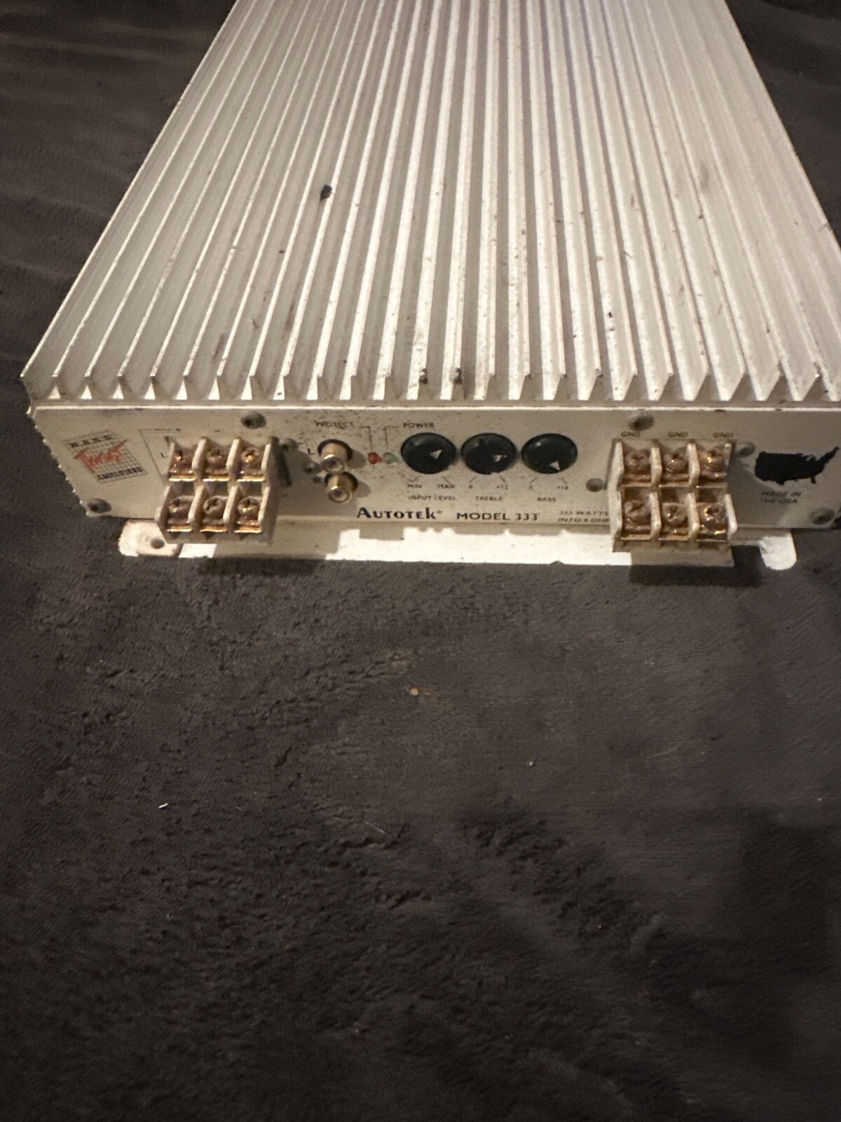 RARE Autotek model 333 Car Amplifier THE MEAN MACHINE | eBay