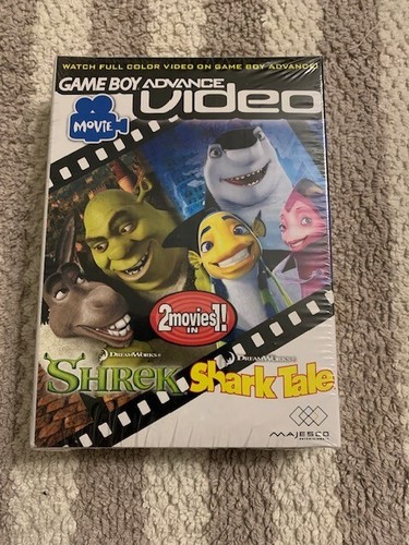 Shrek & Shark Tale Nintendo Game Boy Advance GBA Video Sealed New ...