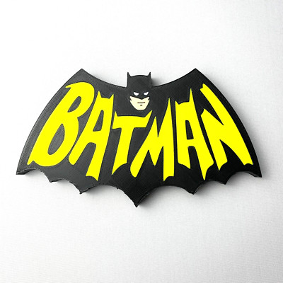 Batman Logo Sign 3D Printed Handmade Novelty Collectable | eBay