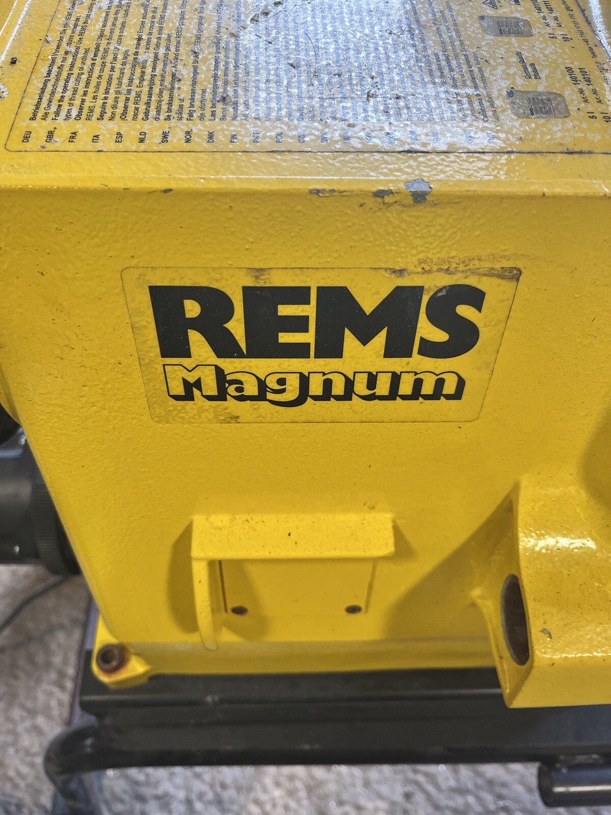 REMS Magnum 110v Pipe Threader Threading Machine | eBay UK