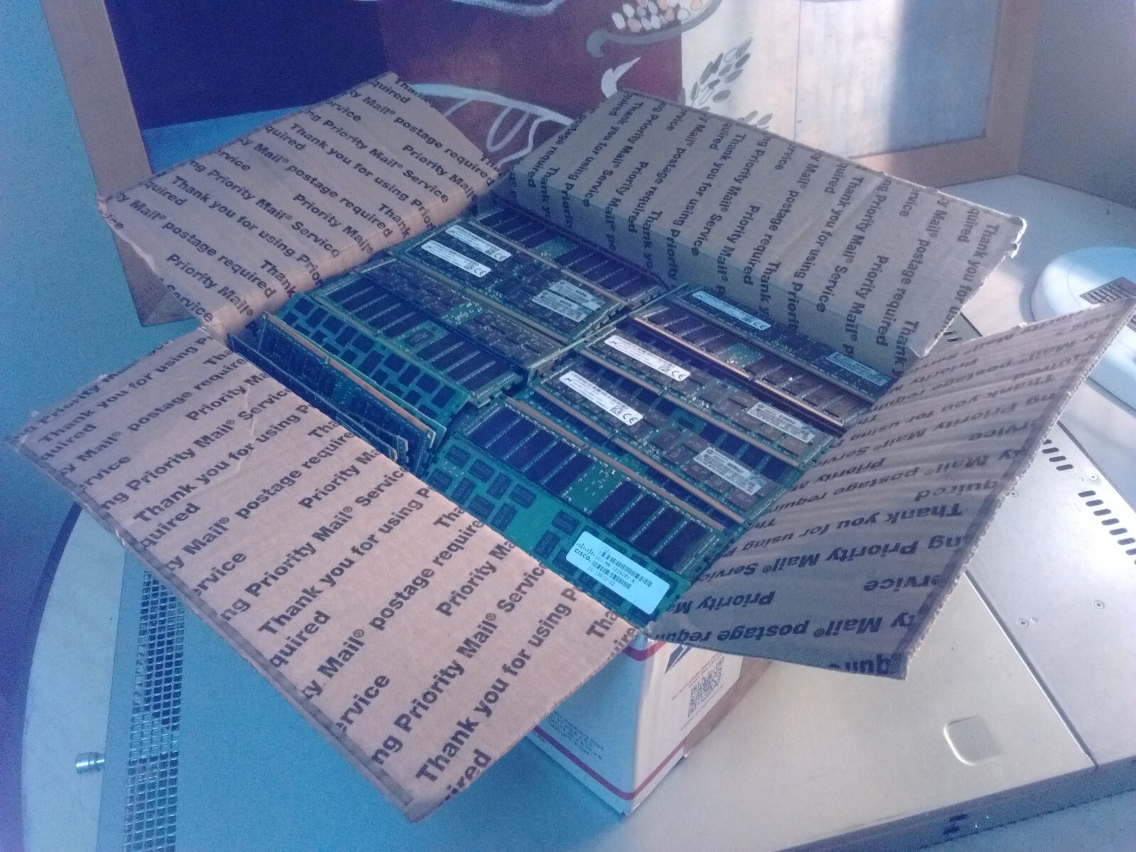 23LB Scrap Server Memory Ram for Metal/Gold Recovery Only (No shields ...