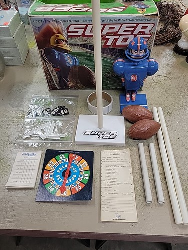 Vintage Super Toe Football Field Goal Kicking Game For Parts Or Repair ...
