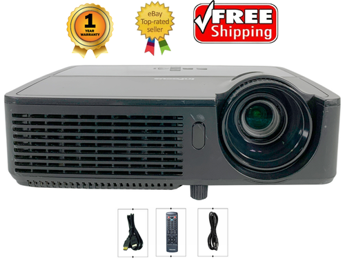 InFocus IN122 DLP Projector 3200 ANSI SVGA Portable PC 3D Ready ...