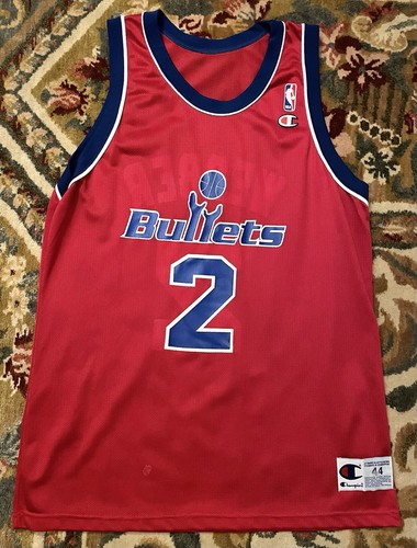 90s Washington Bullets - Chris Webber #2 - Champion - Vintage NBA ...