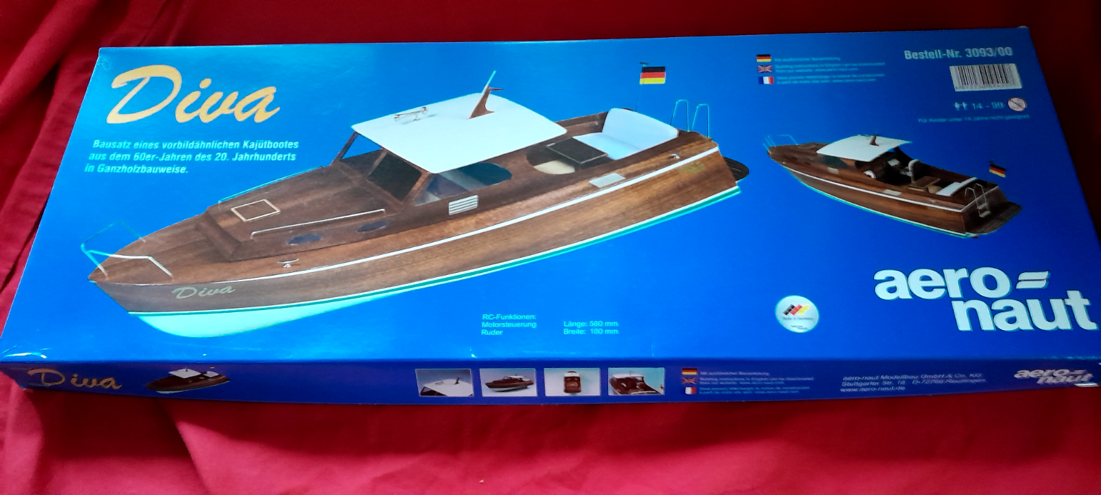 Diva Cabin Model Boat Kit By Aero-Naut. 3093/00 | eBay UK