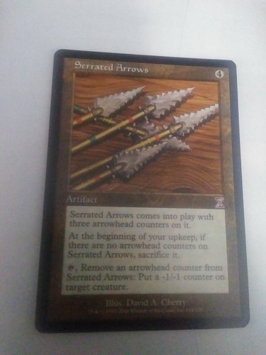 Serrated Arrows MTG artifact time spiral TimeShifted Magic *combine ...