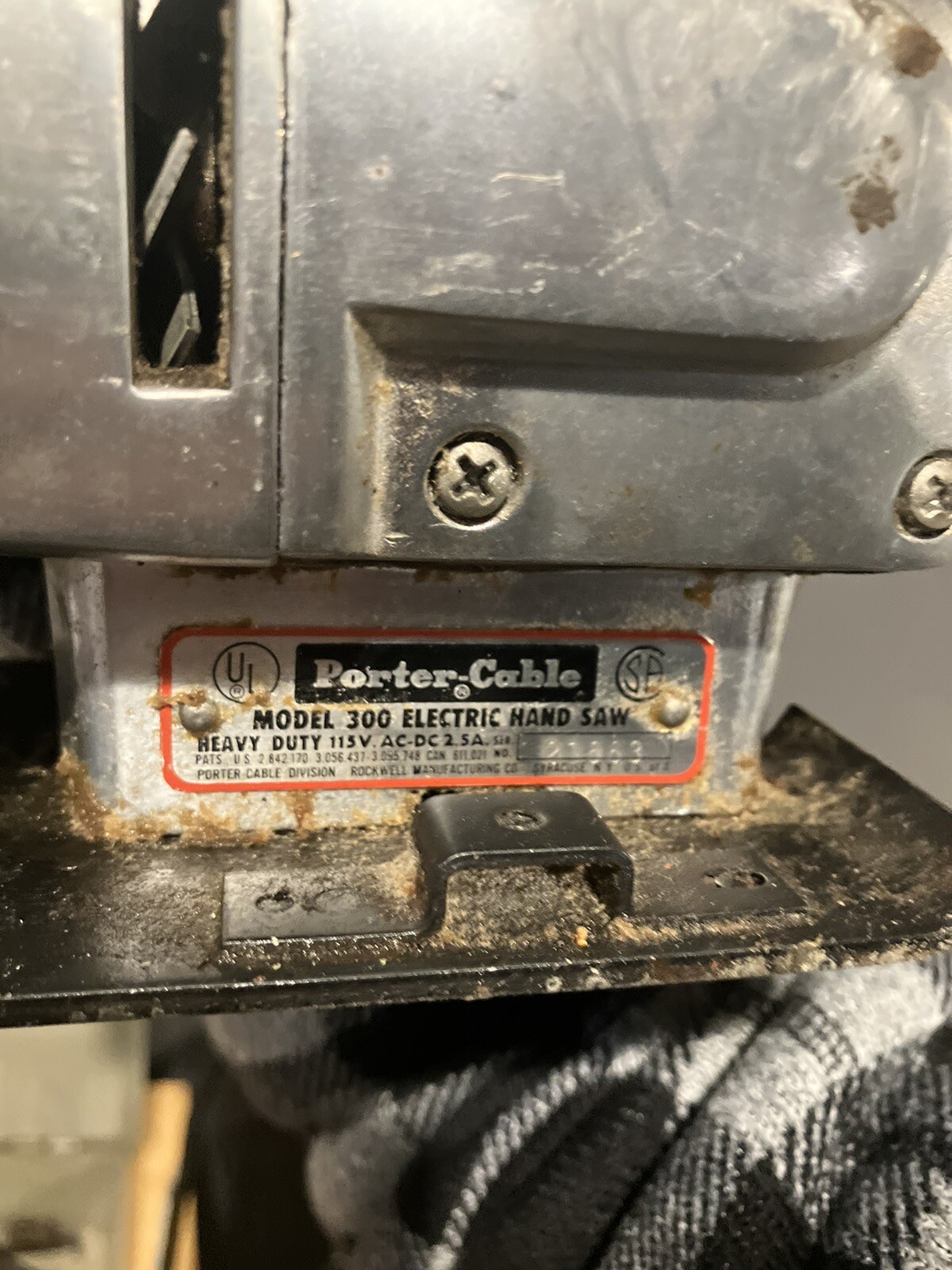 VINTAGE PORTER CABLE ROCKWELL MODEL 300 JIG BAYONET SAW WITH ORIGINAL ...