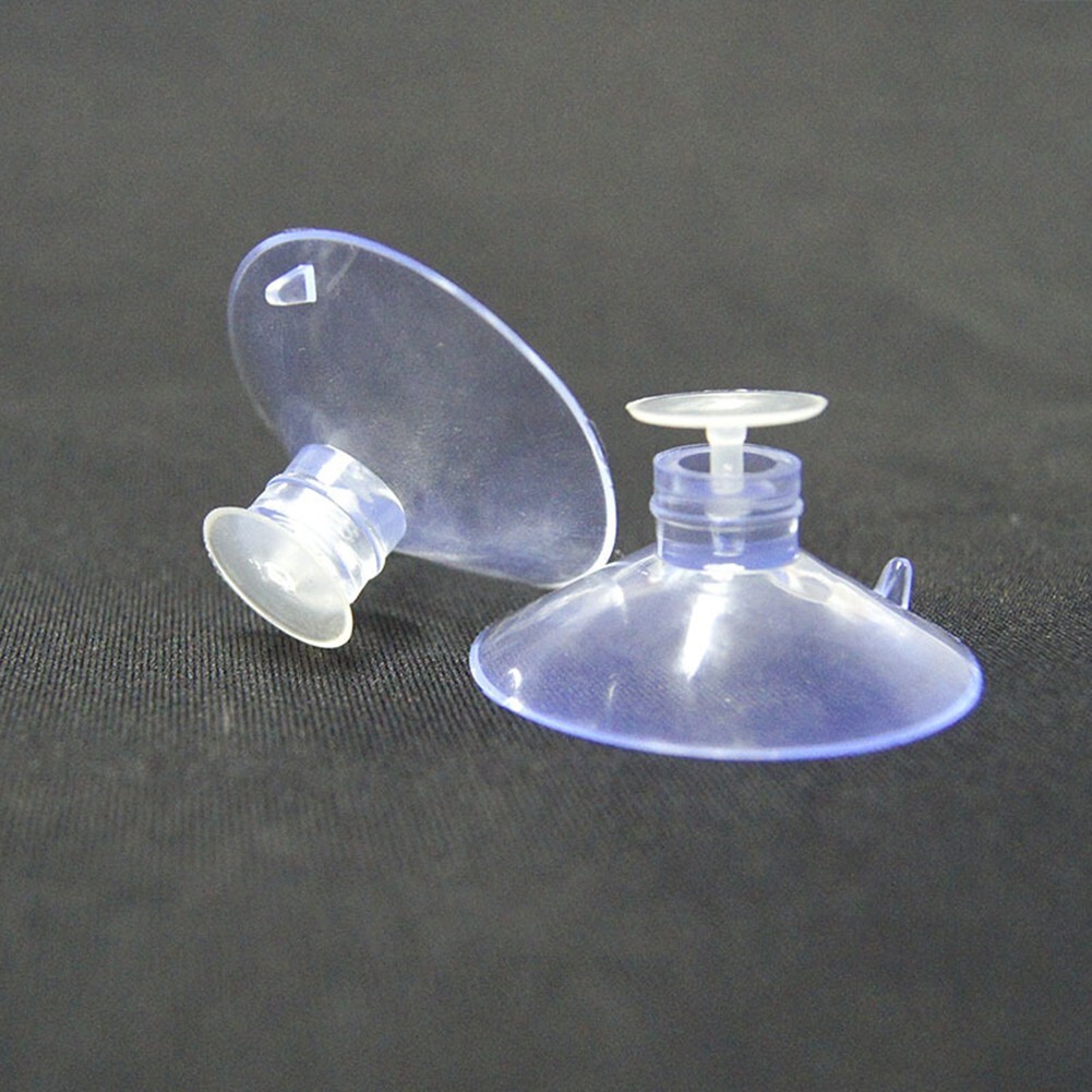 Sucker Suction Thumb 10* Plastic Pushpin 10*Suction 10PCS Clear Durable ...