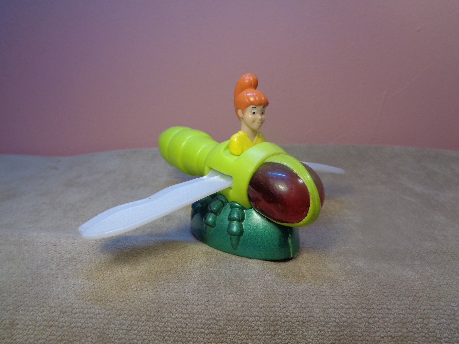 Burger King 1998 Bug Riders Boomer On Firefly Toy, 4.25" Wings Flap ...
