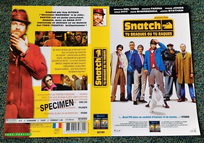 JAQUETTE VHS - GAUMONT - SNATCH (2000) ** SPECIMEN | eBay