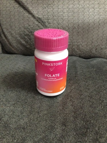 New Pink Stork Folate As L-5-Methyltetrahydrofolate - 60 Capsules Exp ...