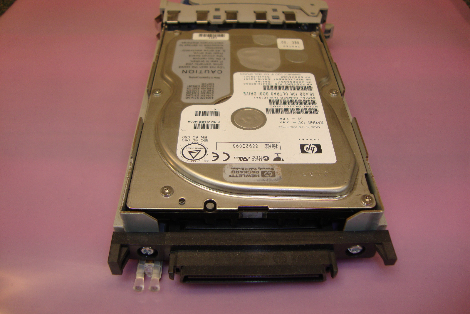 HP NETSERVER D9419A 36GB 80 PIN SCA SERVER SCSI HARD DRIVE HITACHI ...
