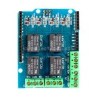 Four channel Relay Shield 5V 4 Channel Relay Shield Module for Arduino ...