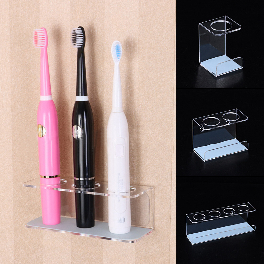 Wall Mounted Electric Toothbrush Holder Toothpaste Stand Bathroom ...