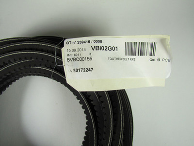 VMI Berto Toothed Belt XPZ For MAG Spiral Mixers Part BVBC00155 | eBay