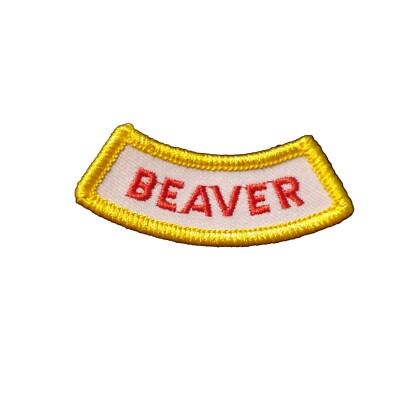 Scout Patch Beaver Sew On Embroidered | eBay
