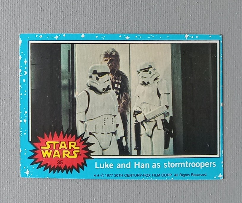 1977 Topps Star Wars #35 Luke And Han As Stormtroopers Series 1 | eBay
