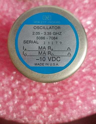 HP / Agilent 5086-7084 2.05 to 3.35 GH Oscillator | eBay