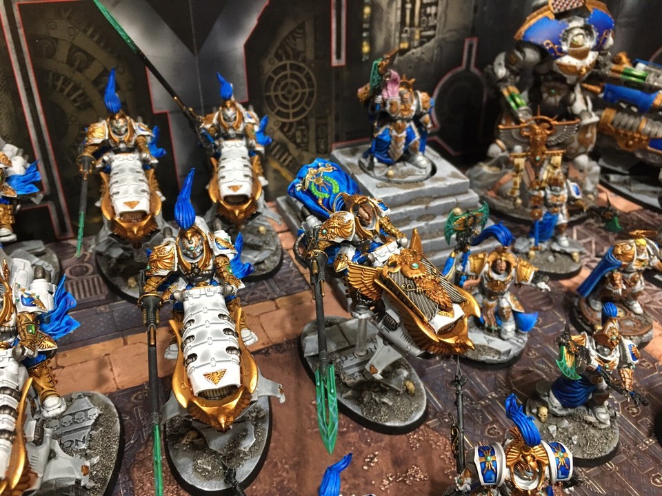 Warhammer 40k painted Adeptus Custodes custodian guard 30k ARMY ...